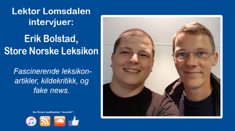 LL-51: Erik Bolstad og Store Norske Leksikon - Lektor Lomsdalens innfall
